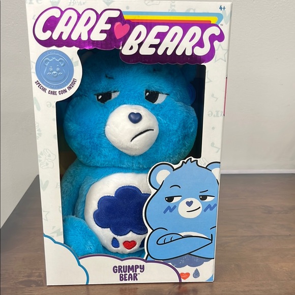 Care Bears | Toys | Care Bears Grumpy Bear Plush Vibrant Blue | Poshmark
